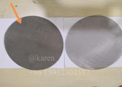 China SS MS Extruder Screen Pack / Filter Disc Mesh For Recycle Plastic Pelletizer Machine for sale