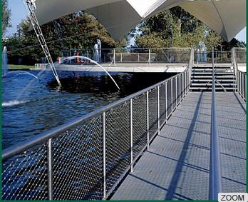 China Stainless Steel Animal Enclosure Netting Inox X-Tend Mesh For Zoo for sale