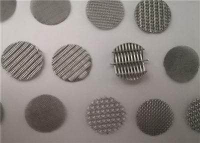 China 10 Micron Stainless Steel Wire Mesh Filter Disc With Rim for Extruder Screen Pack for sale