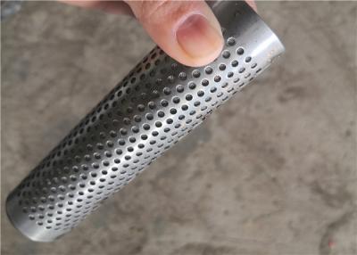 China 3Mm Round Hole Size Stainless Steel Perforated Filter Tube for sale