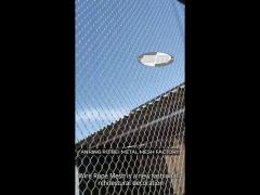 stainless steel black oxide wire rope mesh net high strength