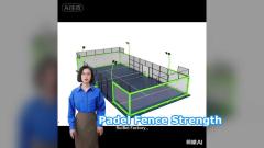 How Padel Court Fence produce and powder coating