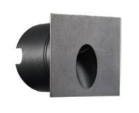 China Exterior Step Wall Light 3W Square / Circular Shape Outdoor Step Lights for sale