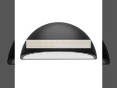 Dark Sky LED Wall Lamp IP65 Black Wall Mounted IK06 Loop-in And Loop-out