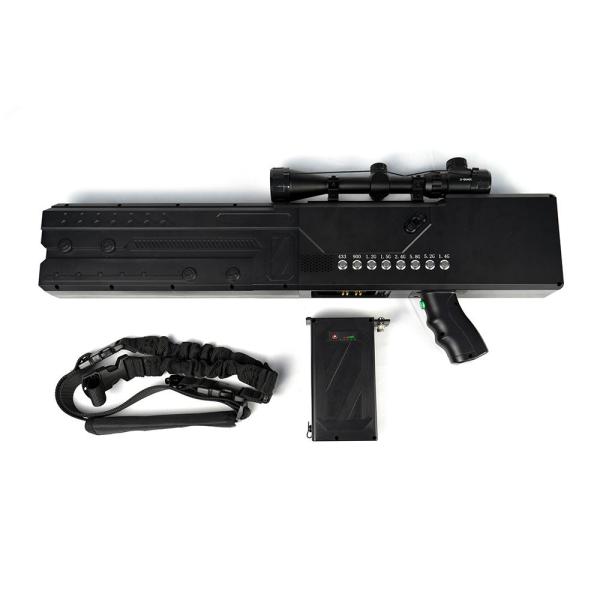 Quality Portable Jammer Gun 433MHz 900MHz 1.3GHz 2.4GHz 5.8GHz UAV Jammer Gun for sale