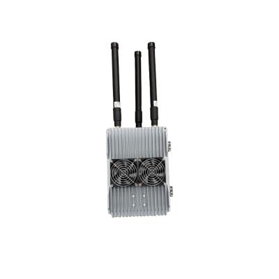 China FPV Drone Jammer con 900MHz, 2.4GHz, 5.8GHz Soluciones portátiles y portátiles de dispositivos UAV anti-drones montados en vehículos en venta
