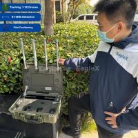 Quality 25MHz~6GHz All Bands Suitcase Detection FPV Drone Detector For Concert, Police, for sale