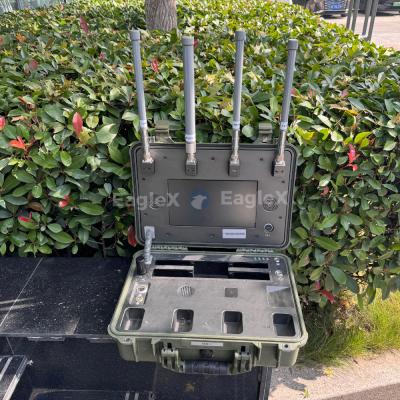 中国 8KM 10KM FPV ドローン検出範囲 コンサート,警察,軍隊,車用の携帯型手持ちUAVドローン検出器 販売のため