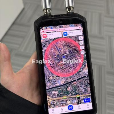 China FPV Handheld Drone Detector 4KM 4000M Long Range Distance Mobile Portable DJI UAV AUTEL Detection Passive Detector De Drones for sale