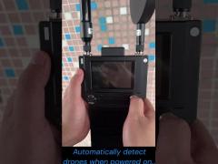 Detector de drones DJI portátil de 3KM FPV 400MHz 2.4GHz 5.2G 5.8G Detección de mano