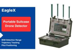8KM 10KM FPV Drone Detection Range Detector de drones UAV portátil para conciertos, policía, tropas, automóviles