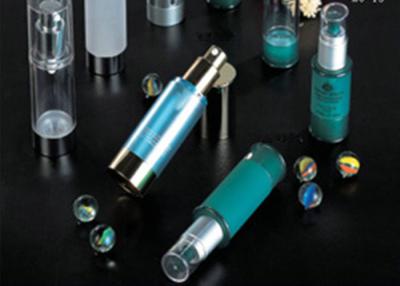 China 15ml, 30ml, 50ml PP Airless Cosmetic Bottle / Lotion Bottle With Transparent Cap for sale