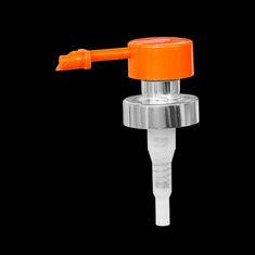 China Orange Perfume Sprayer Pump Metal , Dia.20mm 0.12ml snap on pump for sale