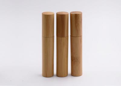 China Bamboo Roll On Perfume Bottles Engraving Surface With Stainless Steel Ball for sale