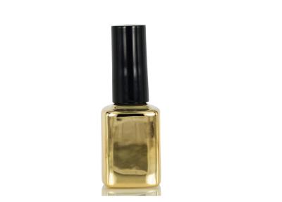 China Screw Sealing Empty Glass Nail Polish Bottles 12ml Customized Surfuce Treatment for sale