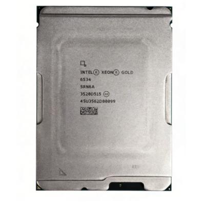 China Xeon Gold 6534 Server Processor with 8 Cores 16 Threads and 4.2 GHz Turbo Frequency for High-Performance Data Centers for sale