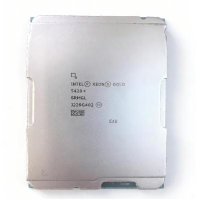 China Xeon Gold 5420+ Server CPU with 28 Cores 4.10 GHz Turbo and DDR5 Memory for sale
