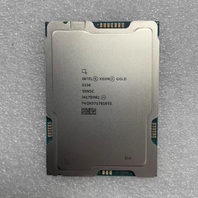 China Xeon Gold 6530 Processor with 32 Cores 160 MB Smart Cache and DDR5 4800 MT/s for High-Density Server Performance for sale