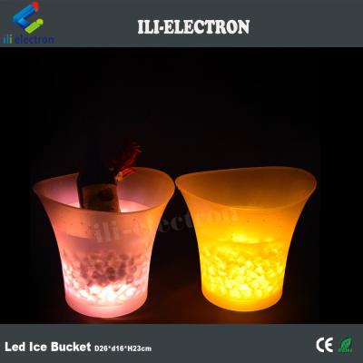 Cina Hot seller plastic led champagne ice bucket in vendita