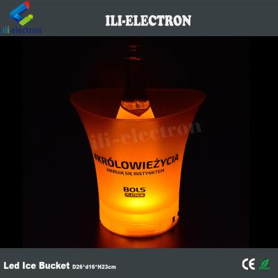 Cina Hot seller plastic led champagne ice bucket in vendita