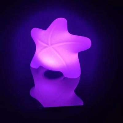 Cina Rechargeable led garden home starfish decorative lamps in vendita