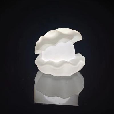 Cina Colori della piscina Luci luminose, RGB LED Bambini Luce notturna Forma di conchiglia in vendita