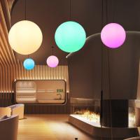 China PE plastic glowing drop ball light for sale
