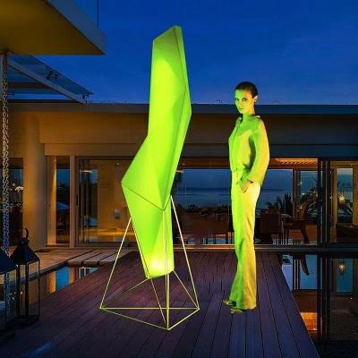 Cina luxurious plastic standing led floor lamps for hall in vendita
