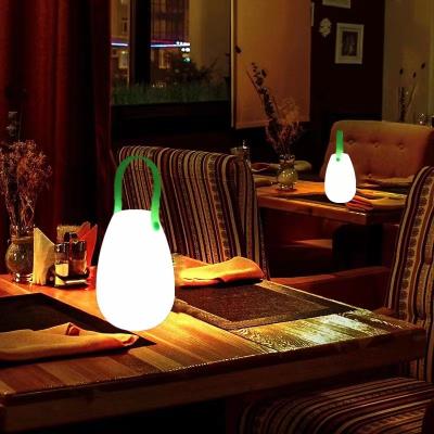 Cina 2700K CCT lampada portatile LED in plastica ricaricabile per ristorante in vendita