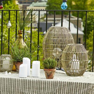 China IP44 LED-Rattan-Lampenschirm für Garten-Schwimmbad zu verkaufen
