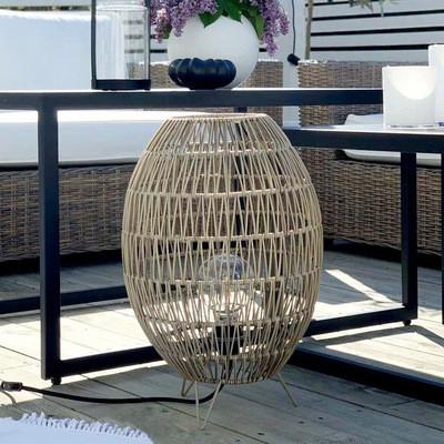 China IP44 LED-Rattan-Lampenschirm für Garten-Schwimmbad zu verkaufen