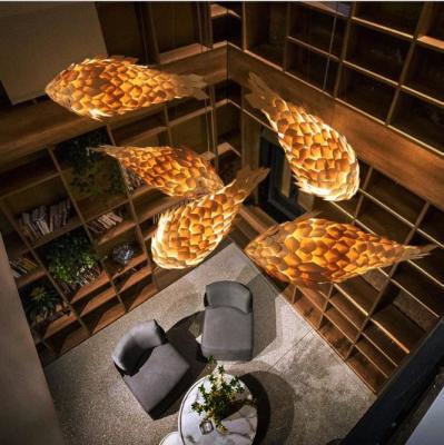 Cina Creative Hanging lamp fish design Chandelier Pendant Lamp in vendita