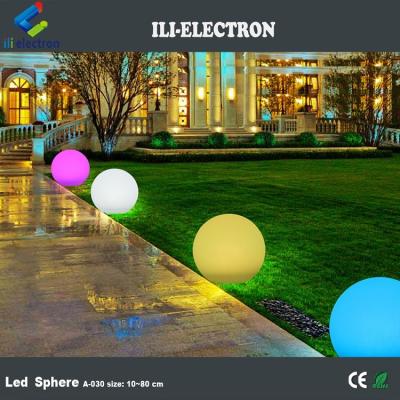 Cina Waterproof Plastic Led Glow Ball Customised Color in vendita