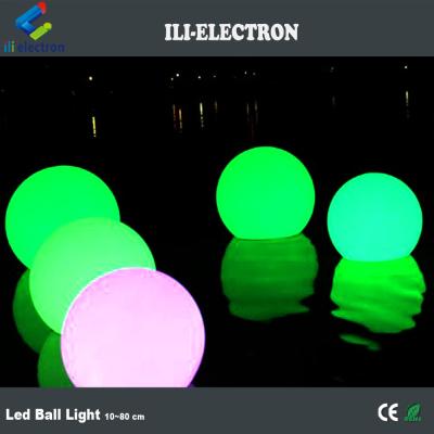 Cina 30 cm IP 65 waterproof plastic led Illuminated Sphere in vendita