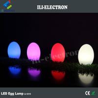 China hotel table decor plastic led lighting egg lamp for sale