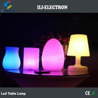 China hotel table decor plastic led lighting egg lamp for sale