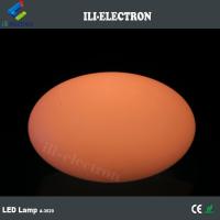 China Egg shape plastic led sphere lamps for sale