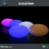 China Egg shape plastic led sphere lamps for sale