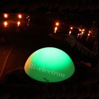 China Rechargeable plastic led sphere ball light for sale