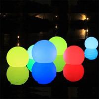China colorful rechargeable floating waterproof led light ball for sale