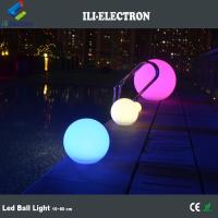 China colorful rechargeable floating waterproof led light ball for sale
