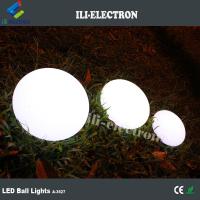 China colorful rechargeable floating waterproof led light ball for sale