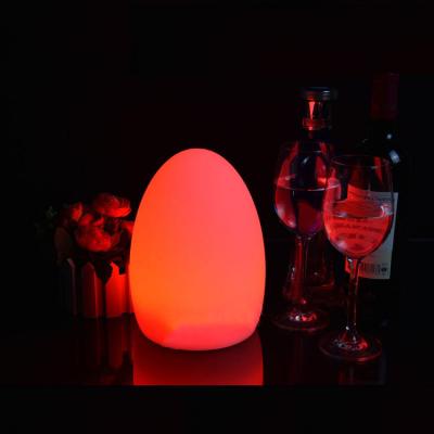 Cina Festival garden Decor led Egg Shape night light in vendita