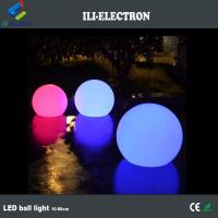 China pool side plastic led lighting ball for sale