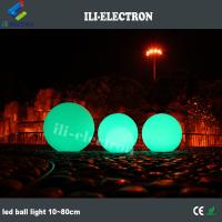 China pool side plastic led lighting ball for sale