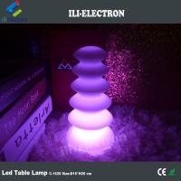 China 16 colors changing plastic led table lamps for sale