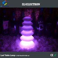 China 16 colors changing plastic led table lamps for sale