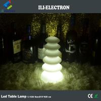 China 16 colors changing plastic led table lamps for sale