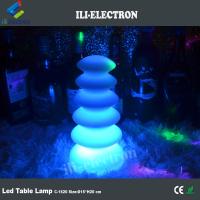 China 16 colors changing plastic led table lamps for sale