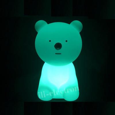 Cina Remote control cordless colorful LED bear lamp in vendita